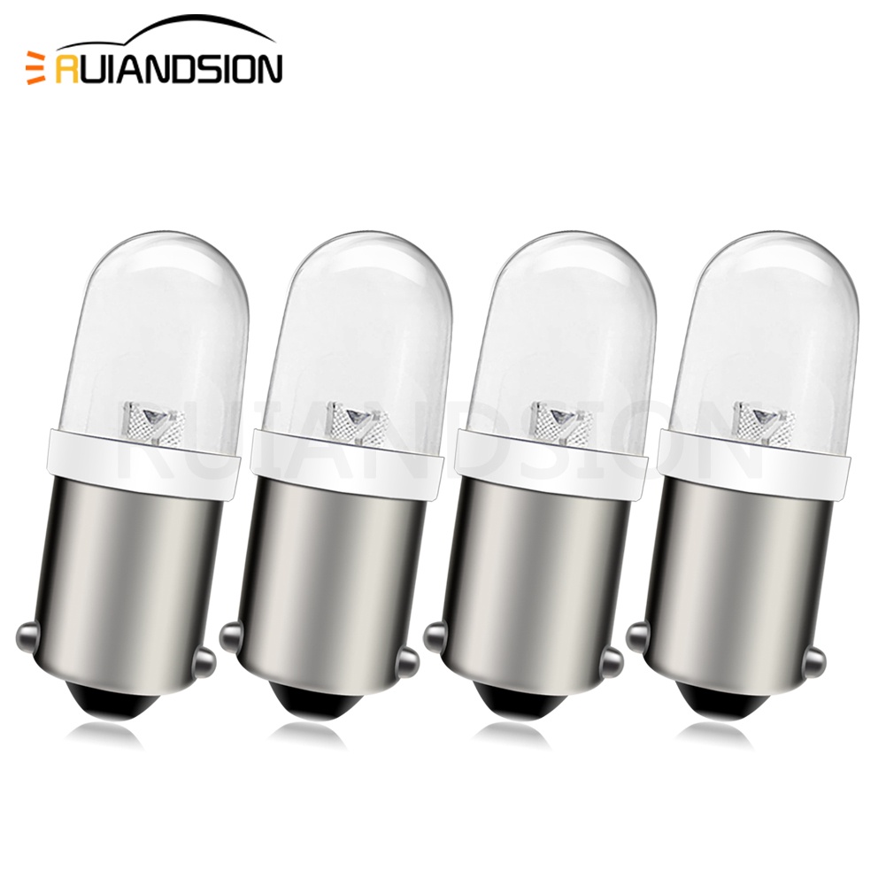 4pcs Ruiandsion Spotlight BA9S LED Bulb 12V 24V White Blue Red Yellow ...