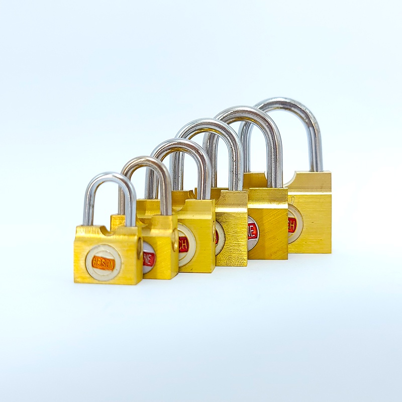 Thick Iron Padlock with 3 Iron keys Imitation Copper Lock Keys ...