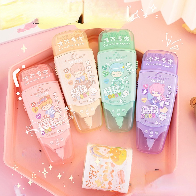 Correction Tape Replaceable Core Half Transparent Correction Tape ...