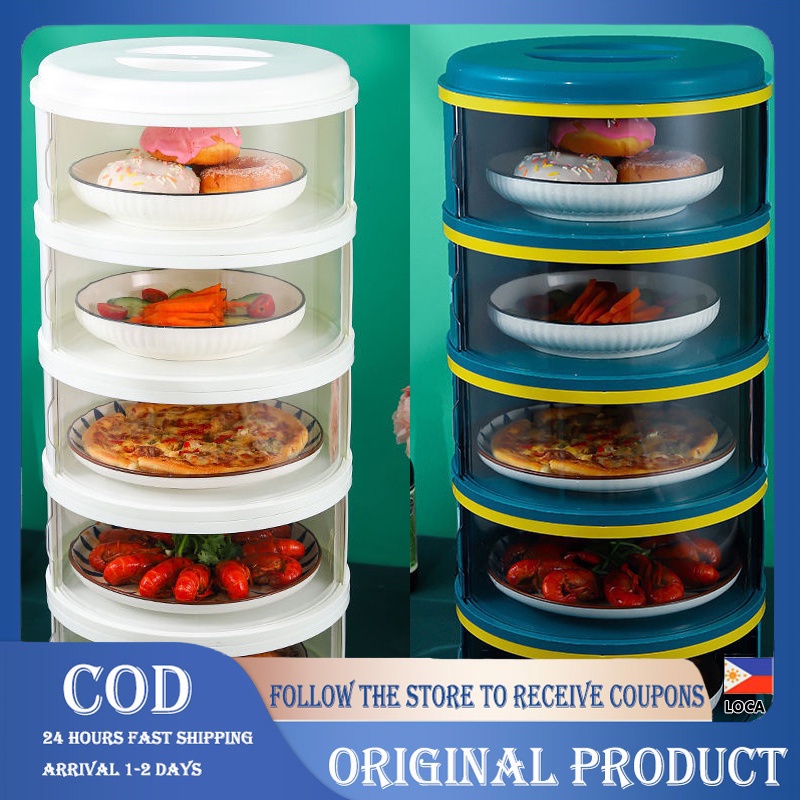5 Layer Food keeper warmer Food storage container Transparent Stackable ...