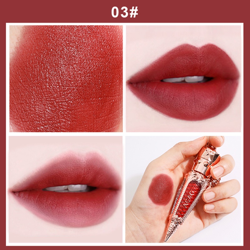 AGAG Queen's Scepter Lipstick Air Lip Glaze Matte Matte Carrot Orange ...