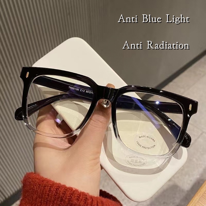 Anti Radiation Eyeglasses for Men Women Anti Blue Light Square Retro ...