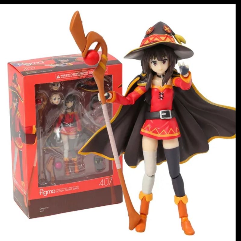 Figma 407 Recast Megumin Konosuba Figure | Shopee Philippines