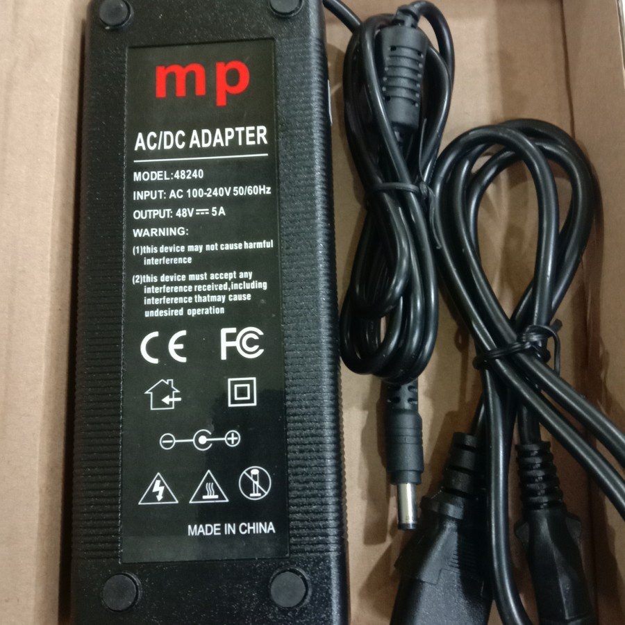 Pure 48V 5A Adapter / Pure 48V 5A Power Supply / POE Adapter | Shopee ...