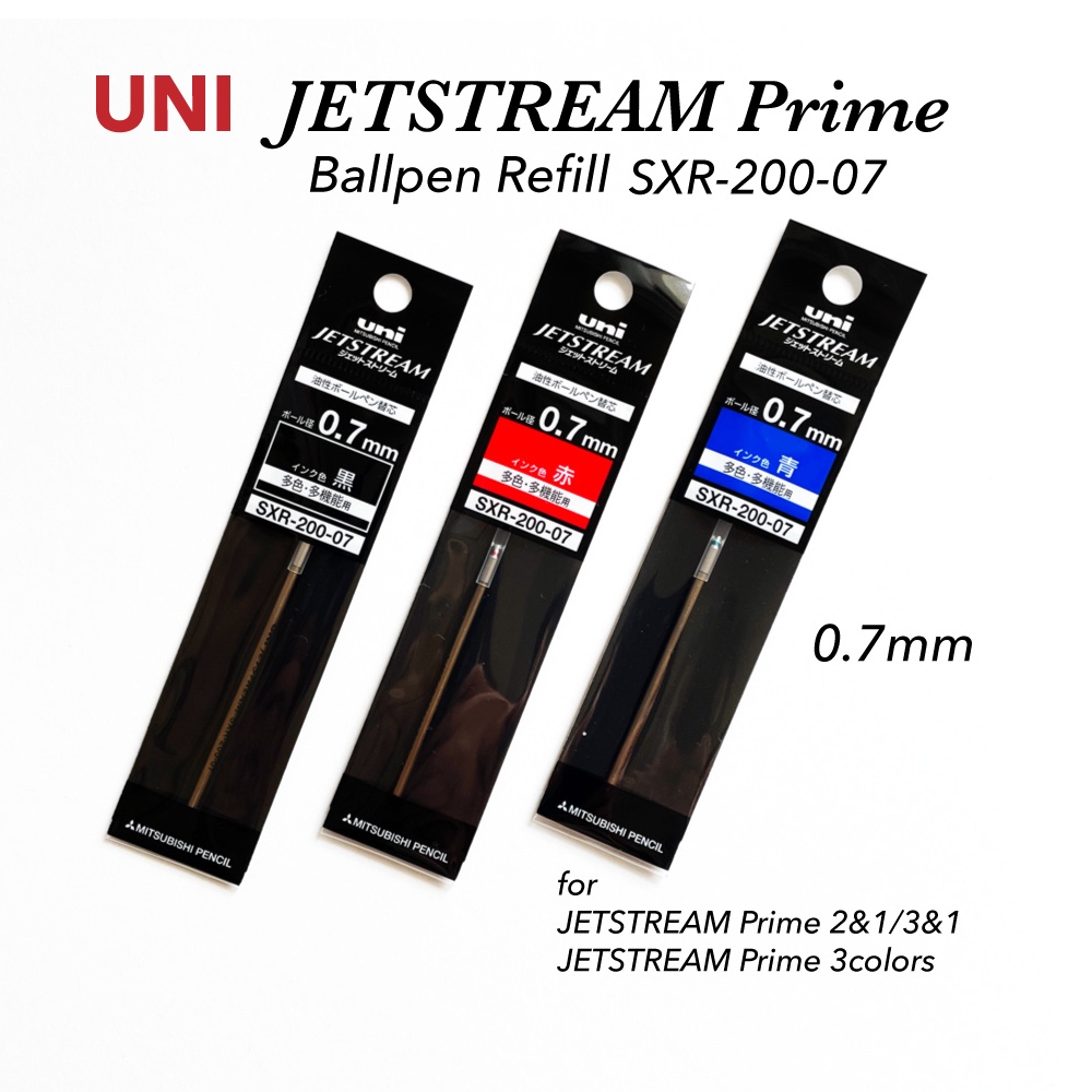 Uni Jetstream Refill Renewal SXR-200-07 (0.7mm) 3 colors Black/Red/Blue ...