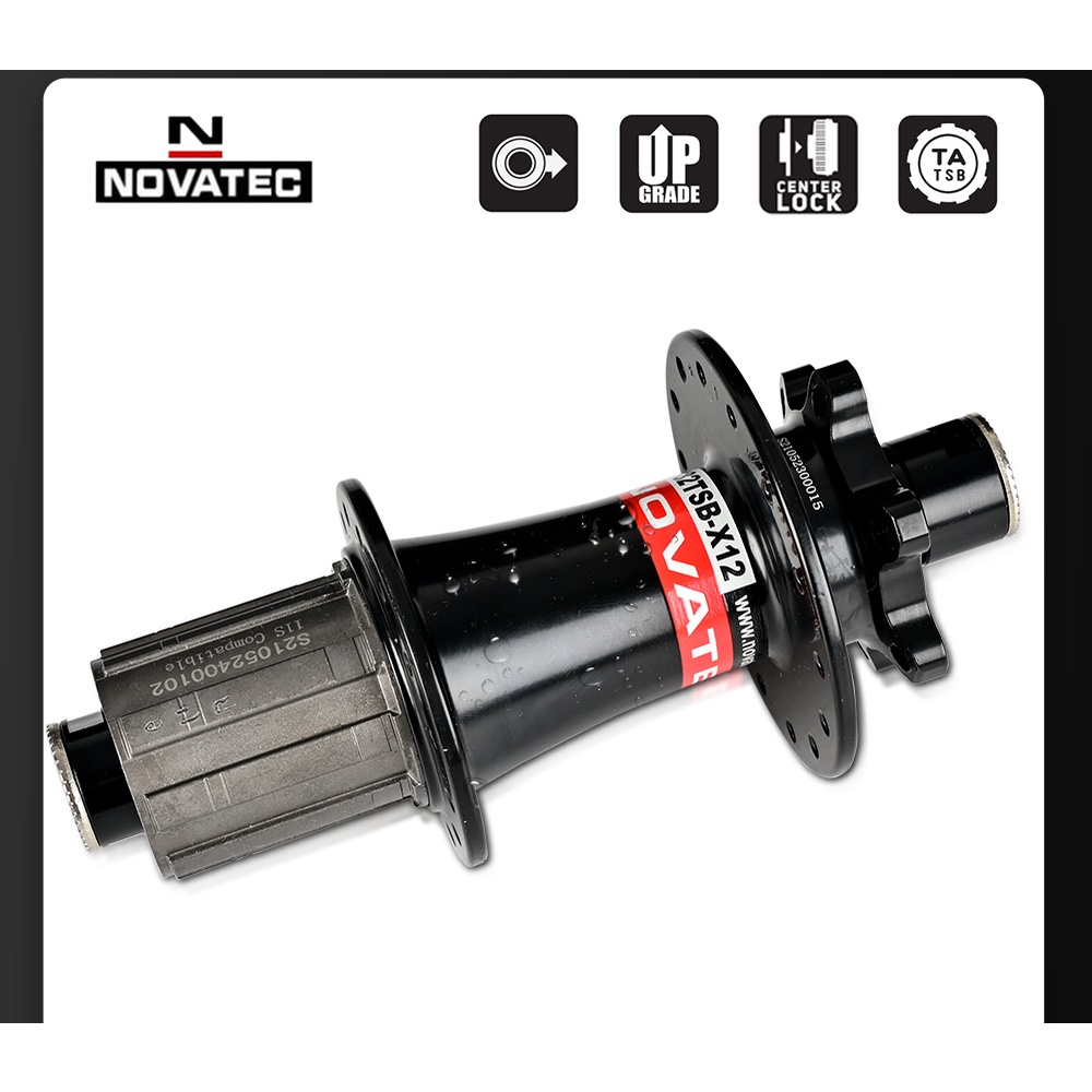 NOVATEC Road Bike Hub 28 Holes D981SB-12 D982SB-12 100x12MM 142x12MM 28 ...