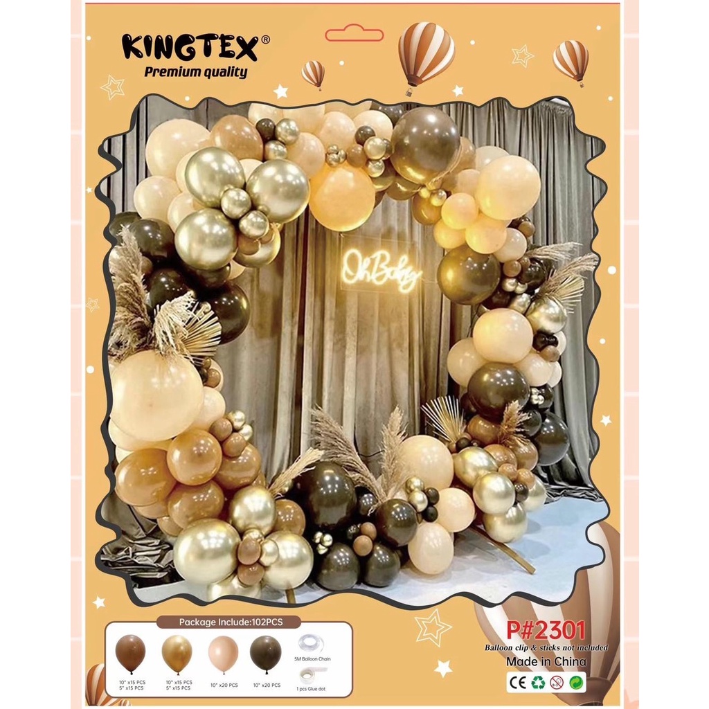 COD Party Balloon Set for Birthday Festival Balloon Garland Arch Kit ...