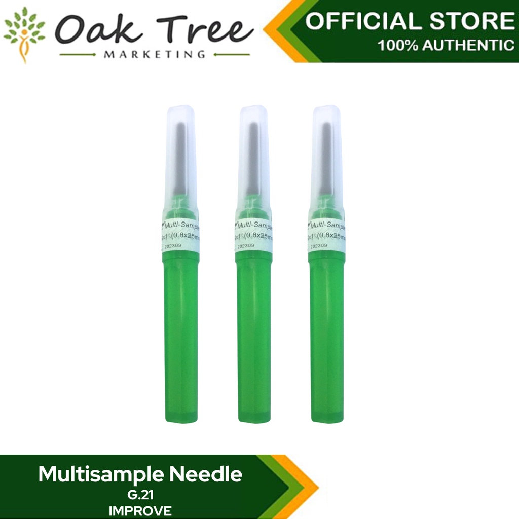 Multisample Needle G.21 (IMPROVE) | Shopee Philippines