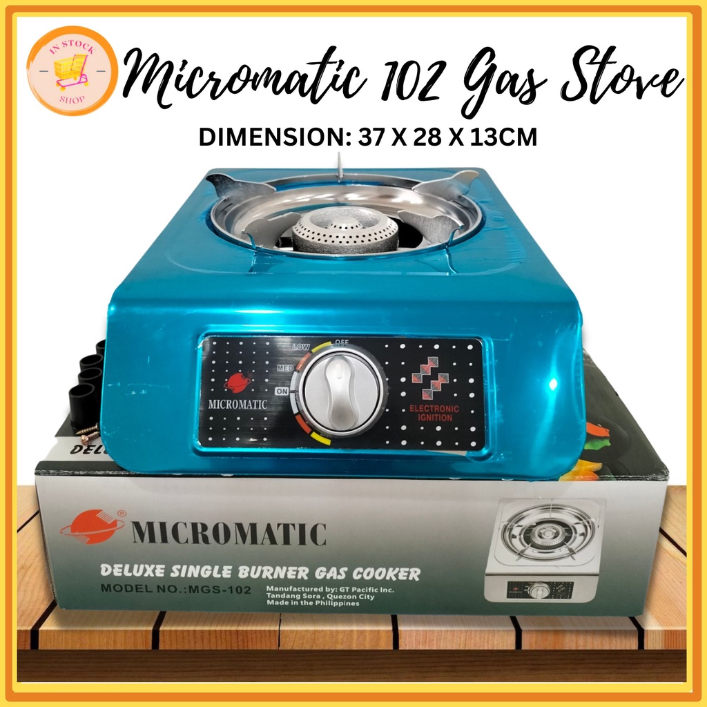 MICROMATIC 102 SINGLE BURNER GAS STOVE / GAS STOVE / SINGLE BURNER ...