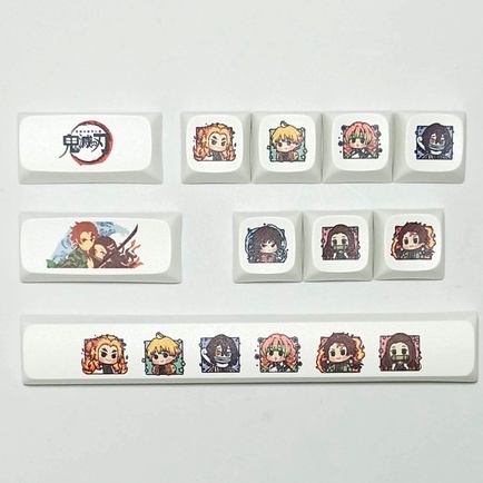 DEMON SLAYER Sublimation Keycap XDA Mechanical Keyboard | Shopee ...