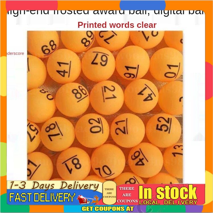Number Ball 01-100 /1-200 Digital Ball with Word Lottery Ball Touch ...