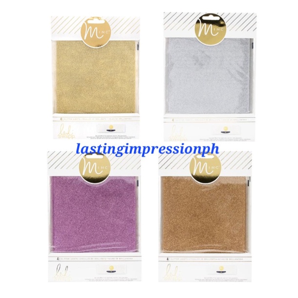 Heidi Swapp Minc Glitter Sheets | Shopee Philippines