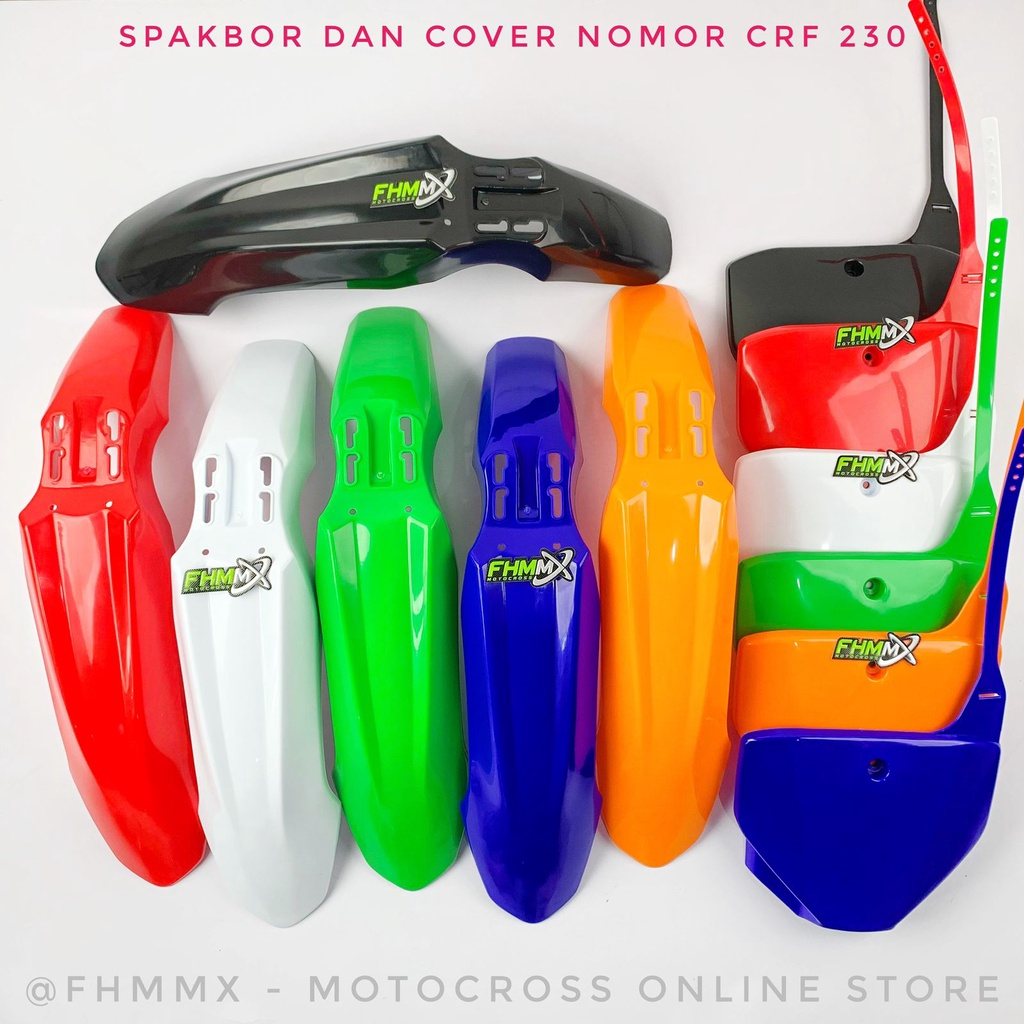 CRF 230 front fender and CRF 230 SRX number cover | Shopee Philippines