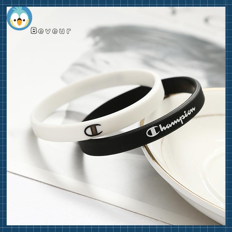 Simple Silicone Bracelet Fine Width 8mm Concave Filling Multicolor ...
