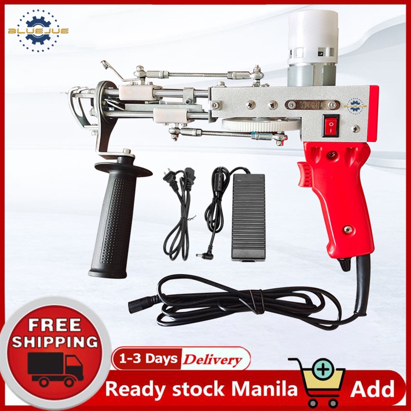 (BLUEJUE) Electric carpet gun 2-in-1 tufting gun (cutting and looping ...