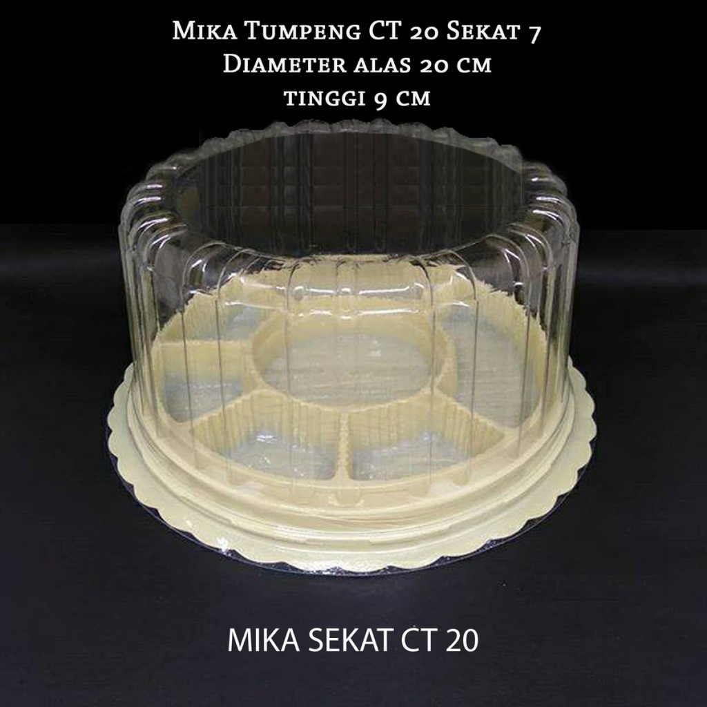 Mika Cake tray 20 compartments 7 mica tumpeng mini CT 20 Height 9 cm ...