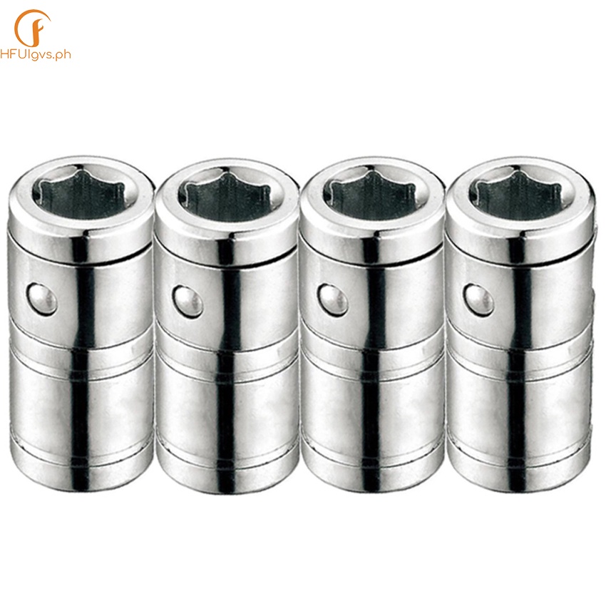 4pcs 1/4" Ratchet Socket Head Square Drive To Hex Socket Bits Converter ...