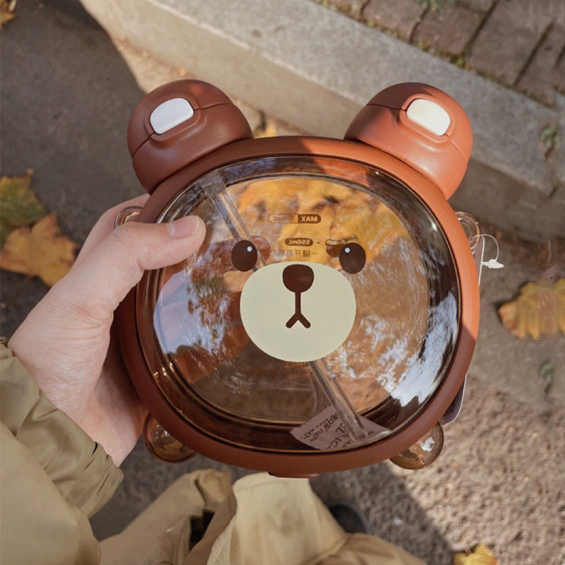 Ready Stock Cute Clar Bear Double Drinking Water Bottle Children Cup ...