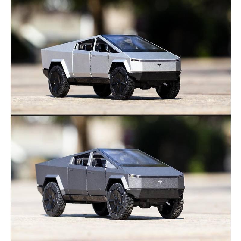 Tesla Cybertruck 1: 24 Car Model Cyber truck 1 / 24 Alloy Shell, 2 Door ...