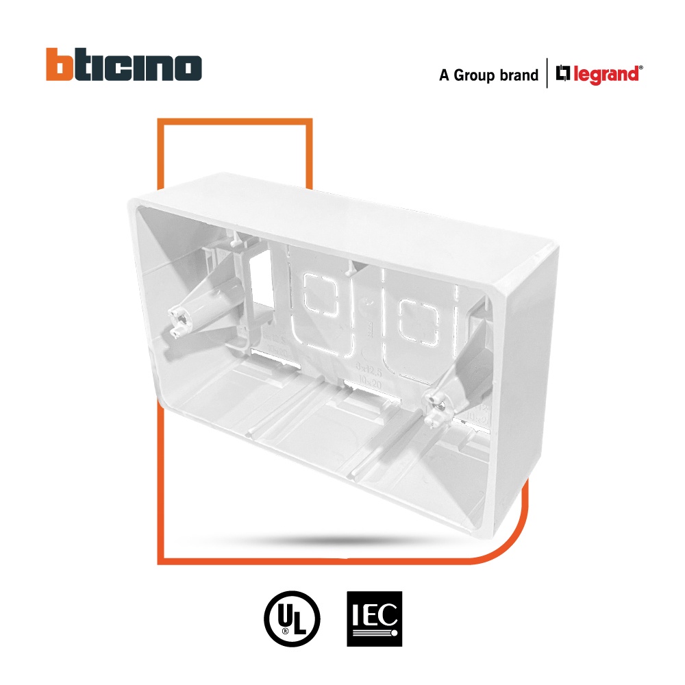 BTicino 2x4 Inch Plastic Block Surface Mounted Box | Shopee Philippines