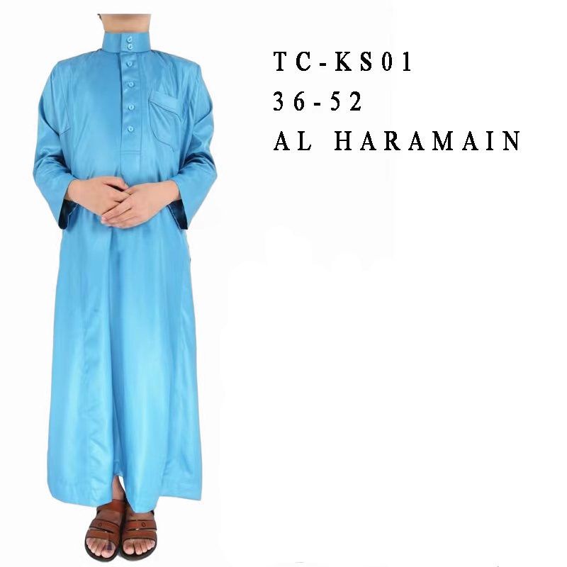 (12pcs/box)AL-HARAMAIN Kimon for muslim kids long sleeves thobe ...