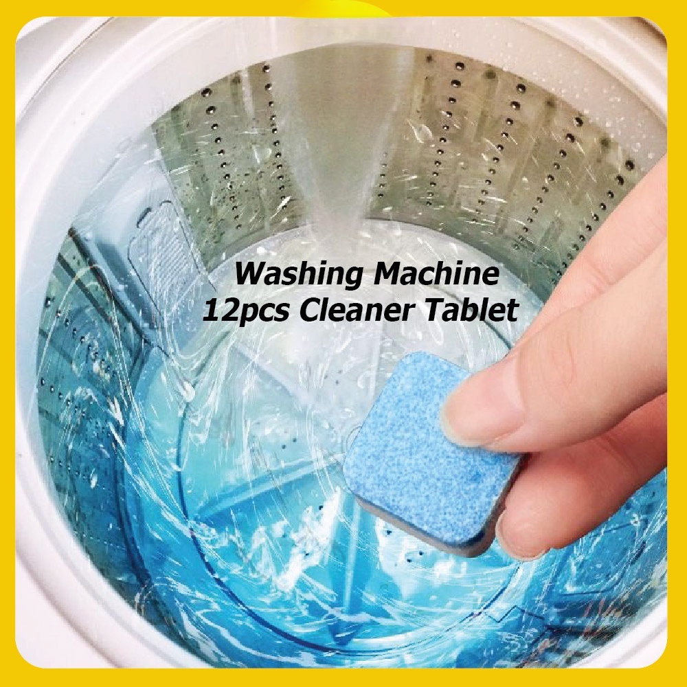 12 Pcs Washing Machine Deep Clean Tank Cleaner Cube / Washing Machine ...