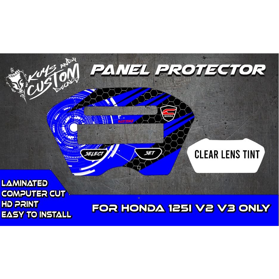 Panel Protector honda click 125i v2 v3 honda click v3 | Shopee Philippines