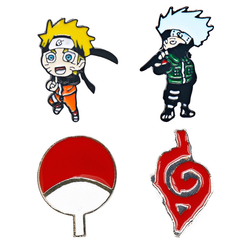 Role-Playing Anime Merchandise Naruto Brooch Naruto Burning Konoha ...