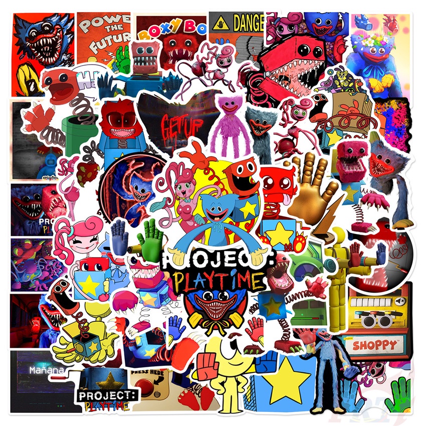 Poppy Playtime . Boxy Boo Series 01 Stickers 50Pcs/Set DIY Fashion ...