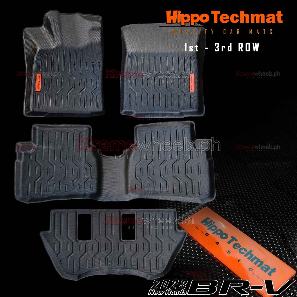 Honda Brv 2023-2025 1st-3rd V2 Hippo Techmat Brand Matting Deep Dish ...