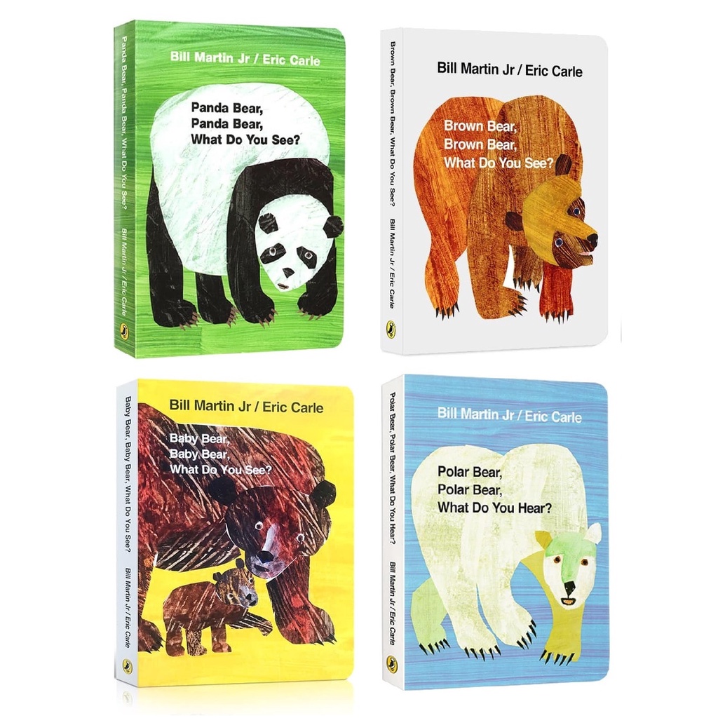 Brown Bear Collections (4 books in a set) Eric Carle | Shopee Philippines
