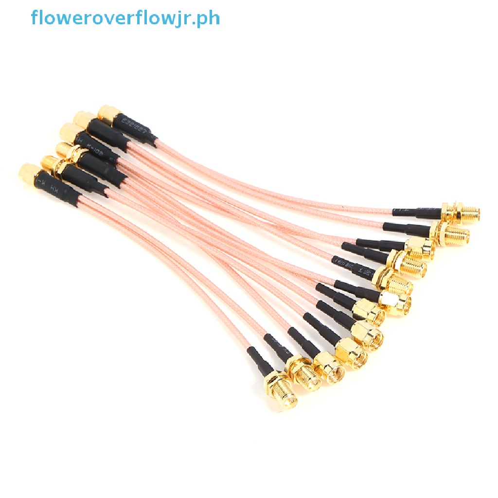 FJR SMA to 2X SMA Male Female Y type Splitter Combiner Jumper Cable ...