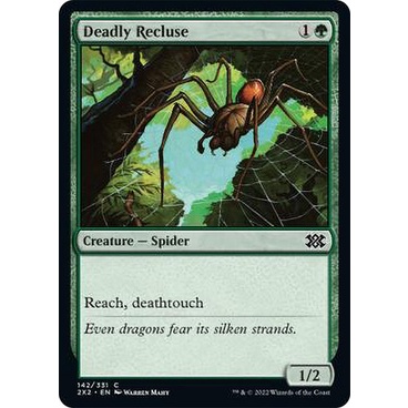 Magic the Gathering Deadly Recluse Double Masters 2022 | Shopee Philippines
