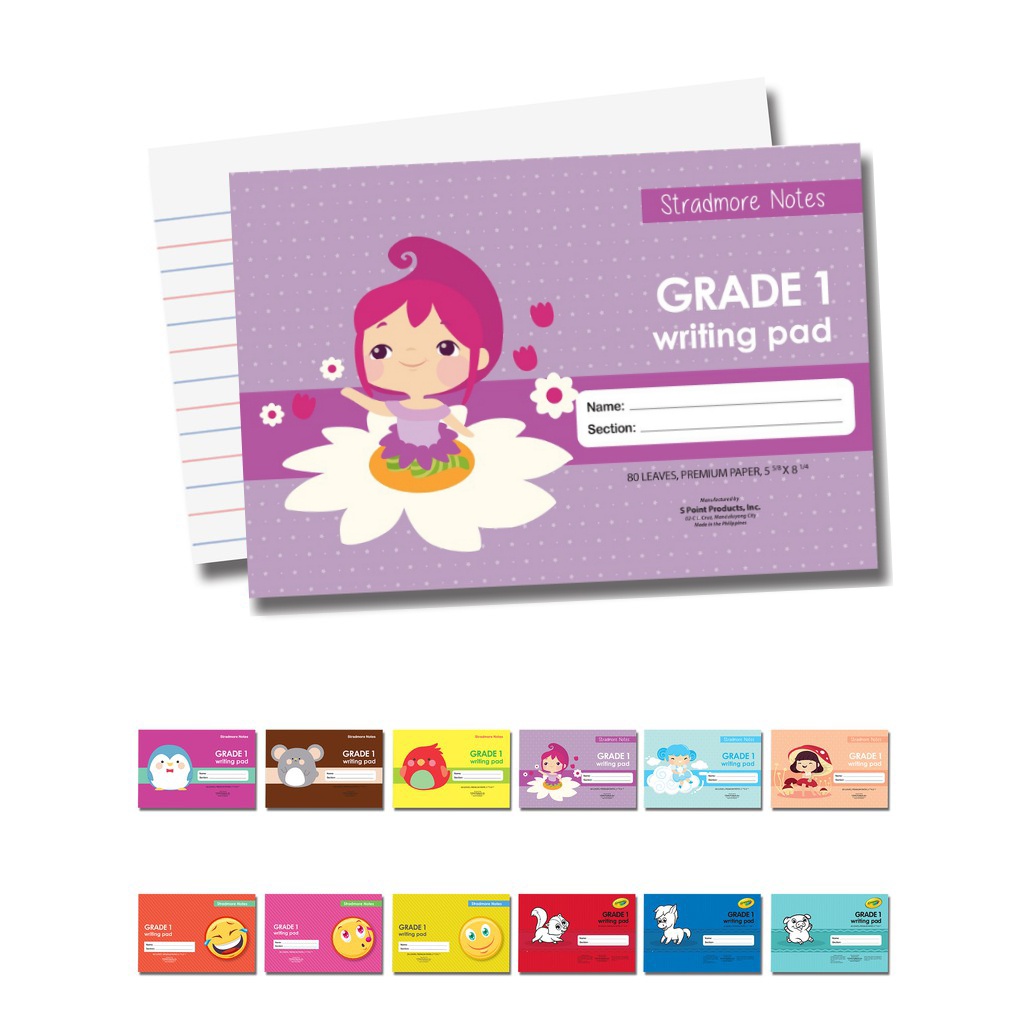 Stradmore Grade 1 Pad Paper (Assorted Design Only) | Shopee Philippines
