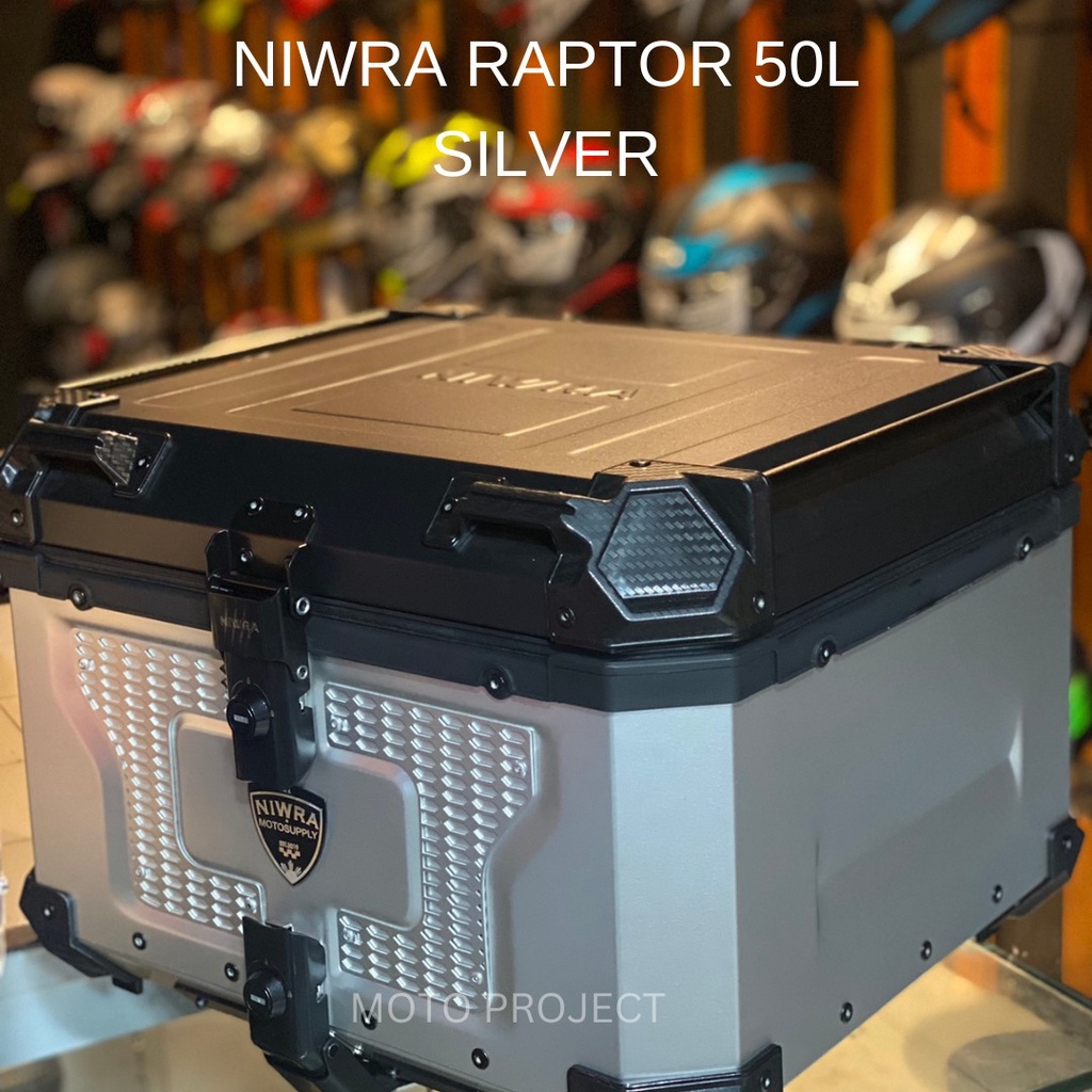 NIWRA alloy topbox 50 liters silver | Shopee Philippines