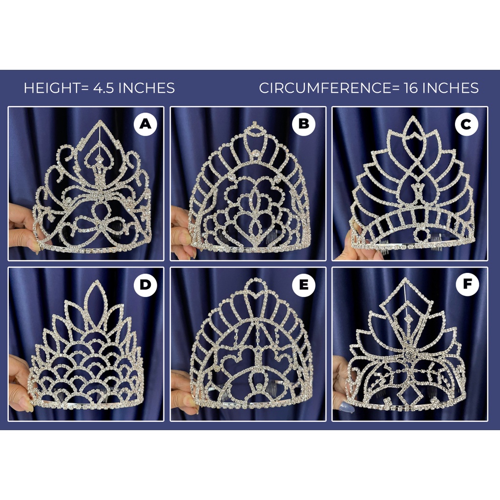PAGEANT CROWN SILVER 4.5 INCHES | Shopee Philippines