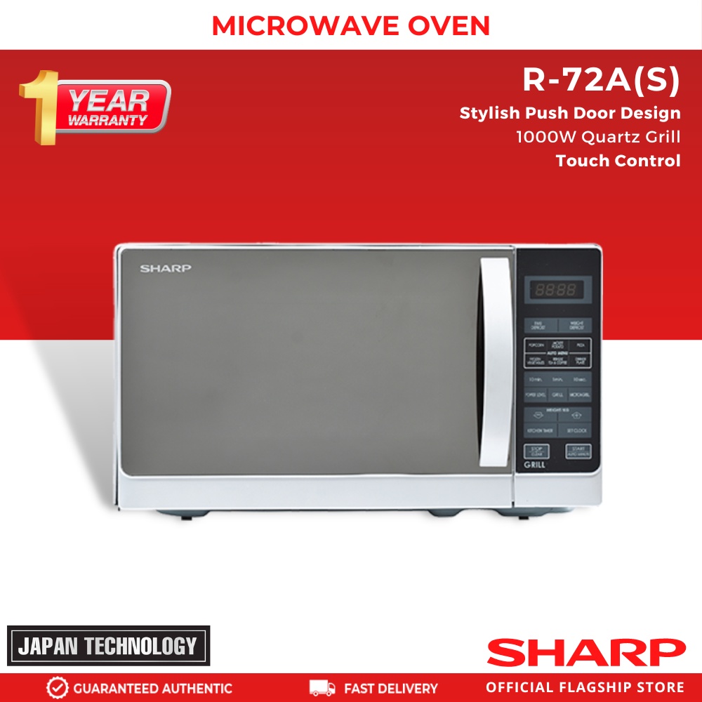 Sharp R-72A(S) 25 Liters Microwave Oven | Shopee Philippines