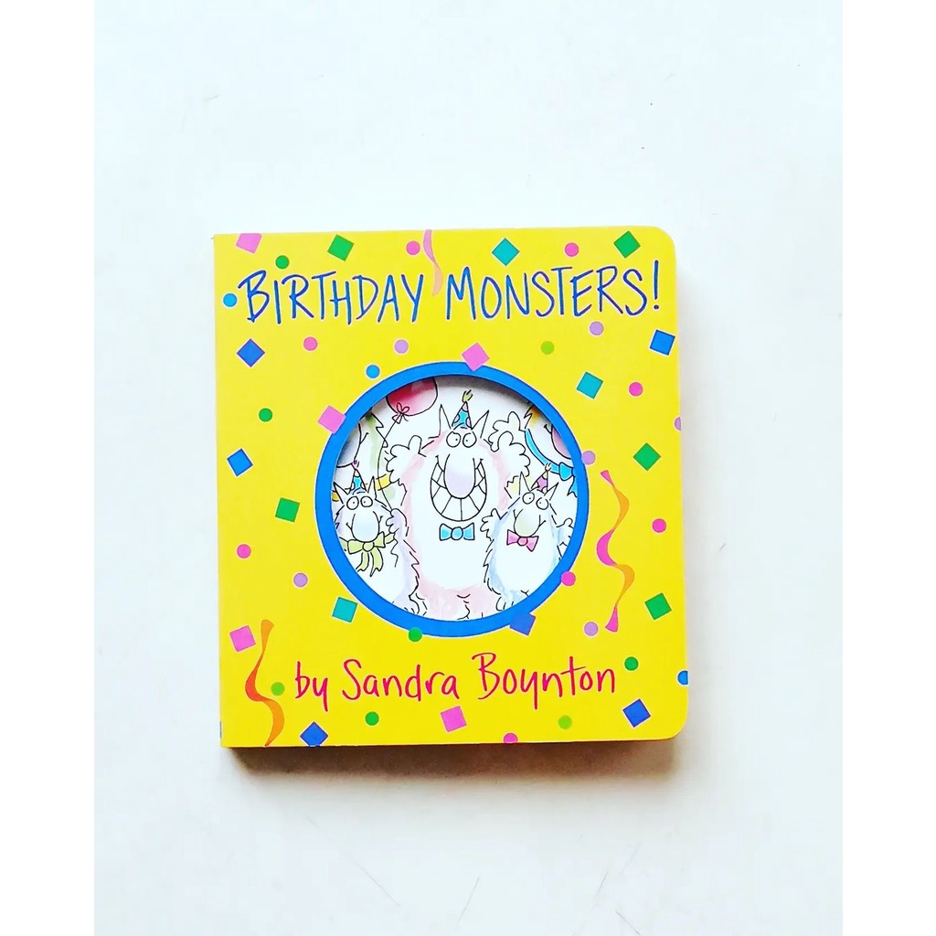 Birthday Monsters by Sandra Boynton [Board Book] | Shopee Philippines