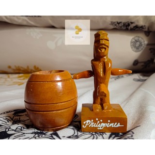 Wooden Barrel Man Philippines // Dark Color Available (Souvenir ...