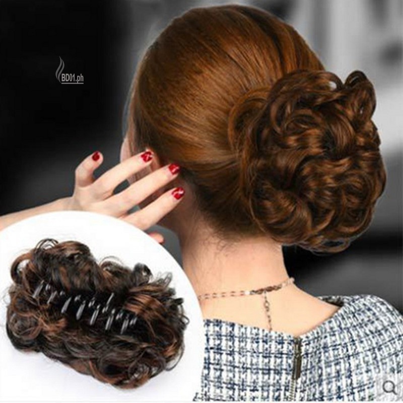 Woman Hairpiece Wig Claw Clip Curly Extension Ladies Hair Piece Clip in ...
