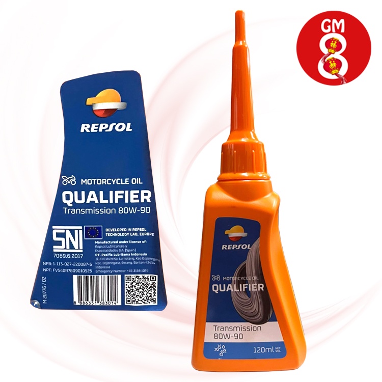 Repsol Moto Qualifier Transmission Gear Oil 80W-90 120mL | Shopee ...