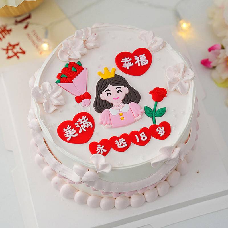 Ang dekorasyon ng kaarawan ng cake ng dekorasyon ng diwata ng ina na 18 ...