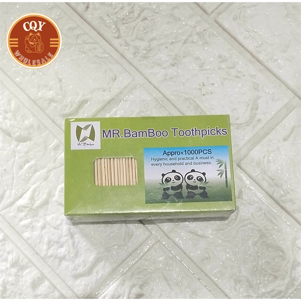 MR Bamboo Toothpick 1000pcs/box | Shopee Philippines