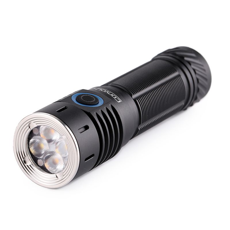 Original Convoy S21F 21700 Flashlight 519A LED with 60deg TIR lens high CRI R9080 Outdoor Torch ...