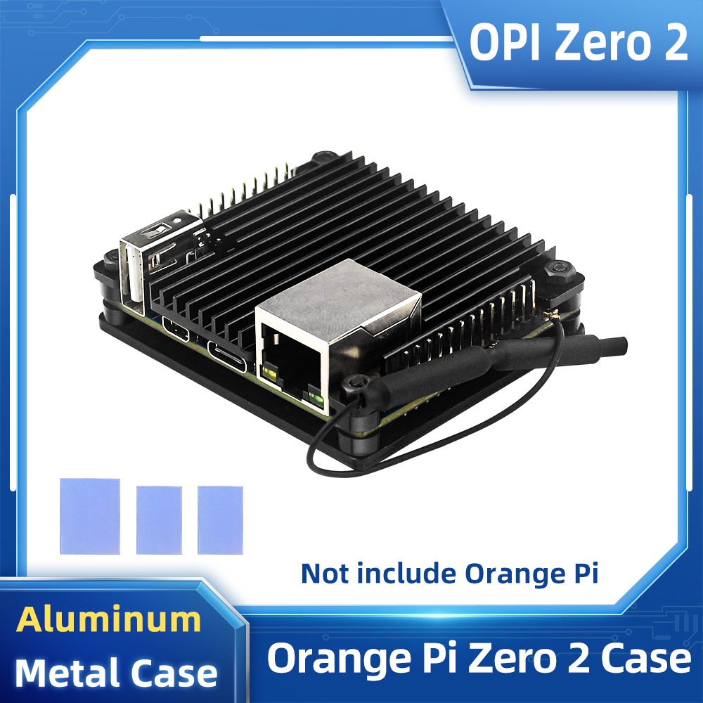 Orange Pi Zero 2 Case Aluminum Alloy Metal Armored Shell Passive ...