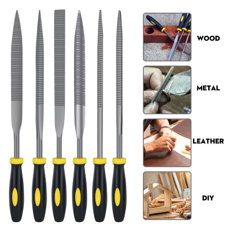 (Ready Stock)3 sizes/6 pieces of mixed wood rosewood file Hardwood file ...