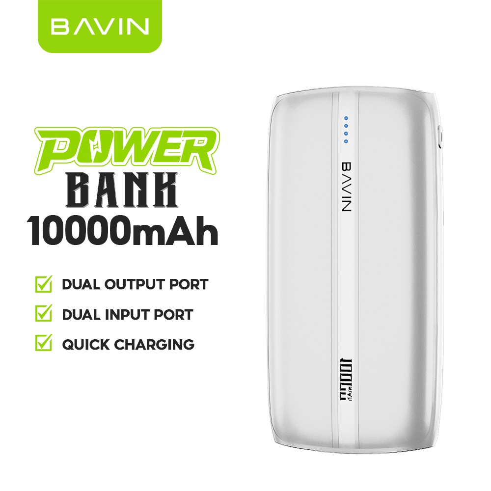 BAVIN PC087 10000mAh Slim Size Portable Power Bank W/ Micro Type-C ...