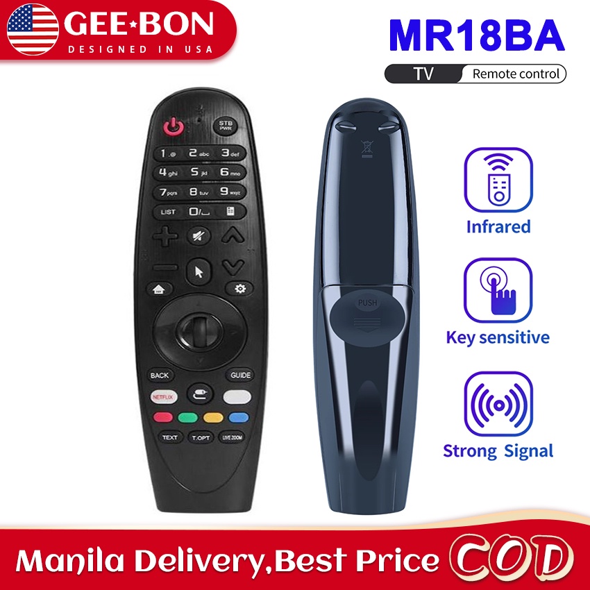 GEEBON LG Remote Smart TV Control AN-MR18BA/19BA 75501 MR-600 IR Remote ...