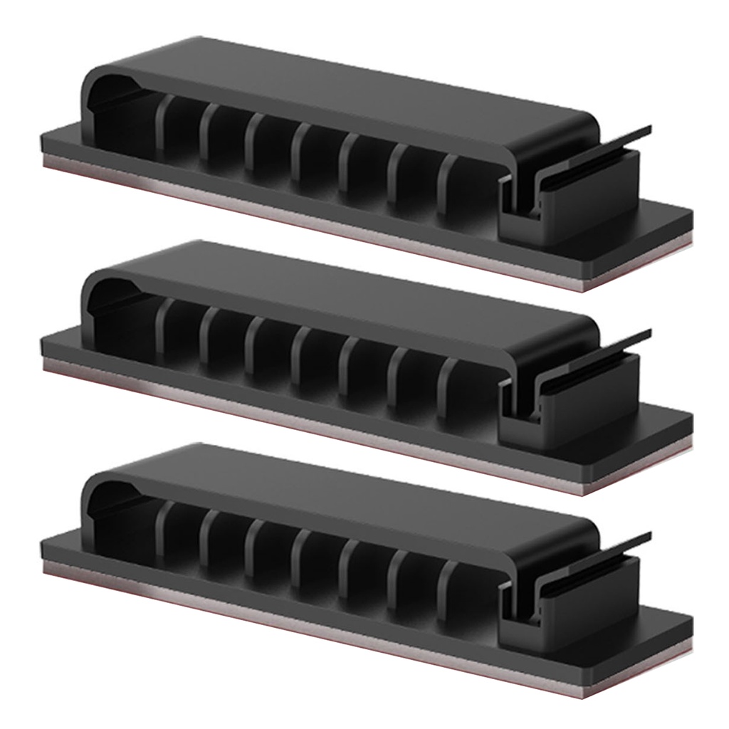 ST Self-adhesive Cable Organizer Wire Tie Cable Clamp Clips Holder ...