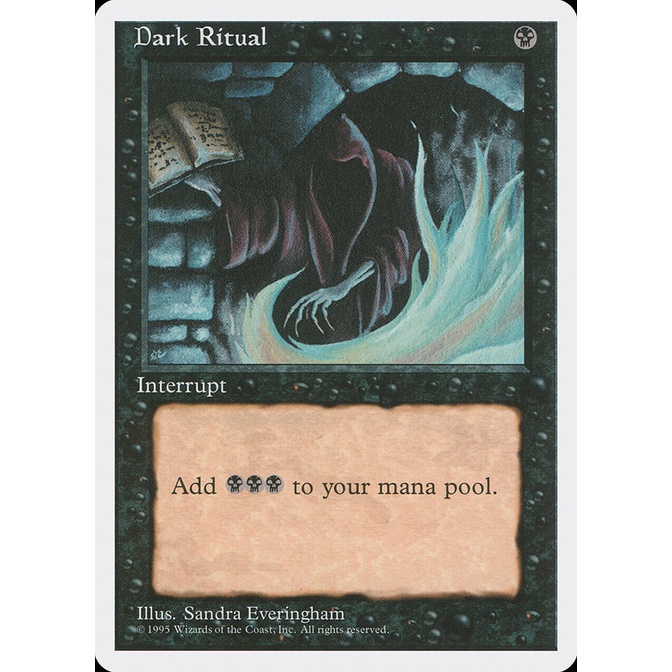 Dark Ritual - Magic the Gathering Trading Card | Shopee Philippines